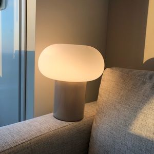 IKEA | Accents | New Ikea Dejsa Table Lamp Beigeopal Glass Mushroom ...